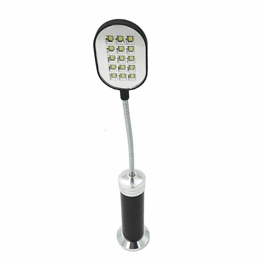 Гибкая магнитная лампа для стола, Черный