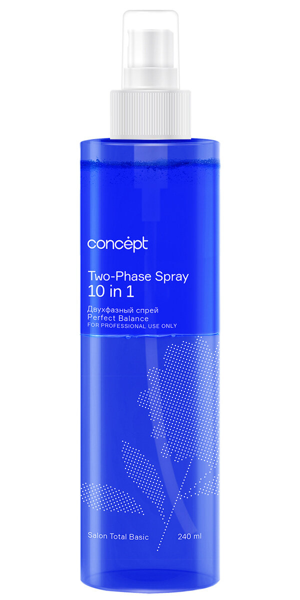 CONCEPT, Perfect Balance, Спрей двухфазный, 10 в 1 для тонких и нормальных волос, 240 мл