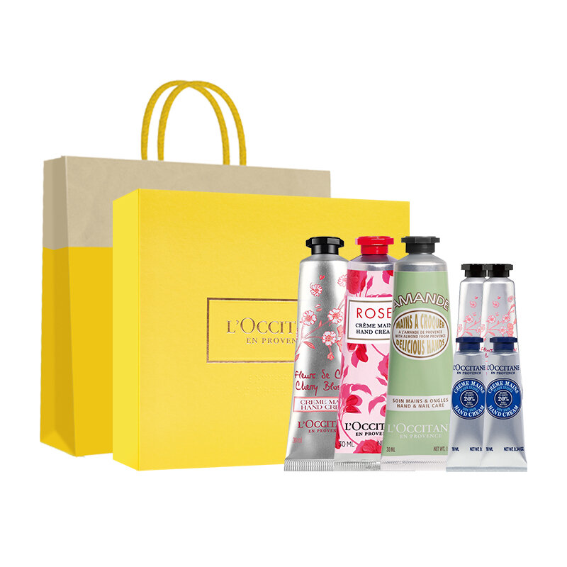 Подарочный набор кремов для рук унисекс LOCCITANE 5741374 с ши маслом ароматный увлажняющий