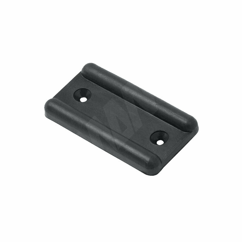 Подпятник мебельный пластиковый под гвозди или саморезы, защитный мебельный протектор, черный - 10 шт