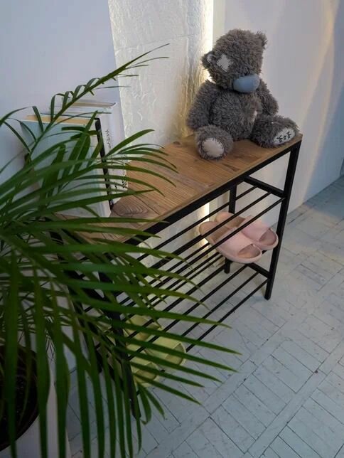 Обувница, этажерка для обуви в прихожую из металла