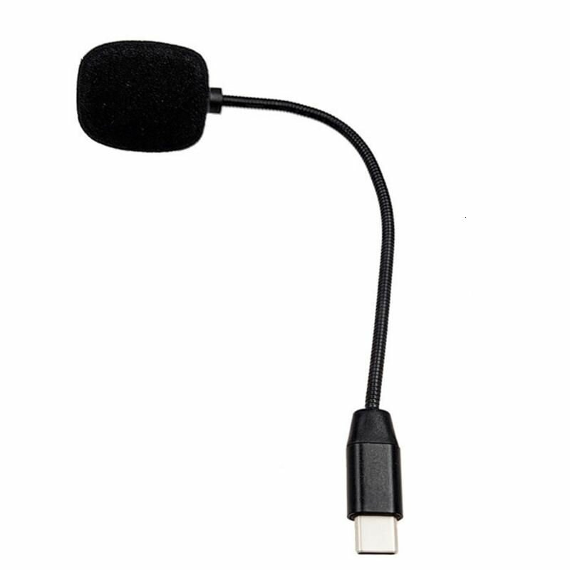 Микрофон USB C с гибкой трубкой 360 градусов и шумоподавлением