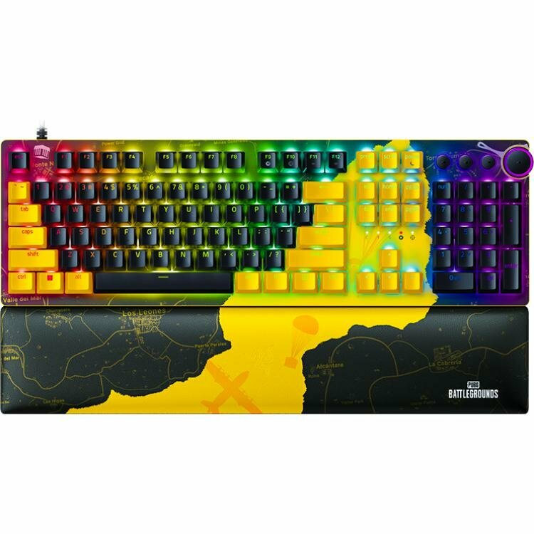 Механическая клавиатура унисекс Razer Soul Hunter Light Spider V2, оптические переключатели, 104 клавиши, коллаборация PUBG