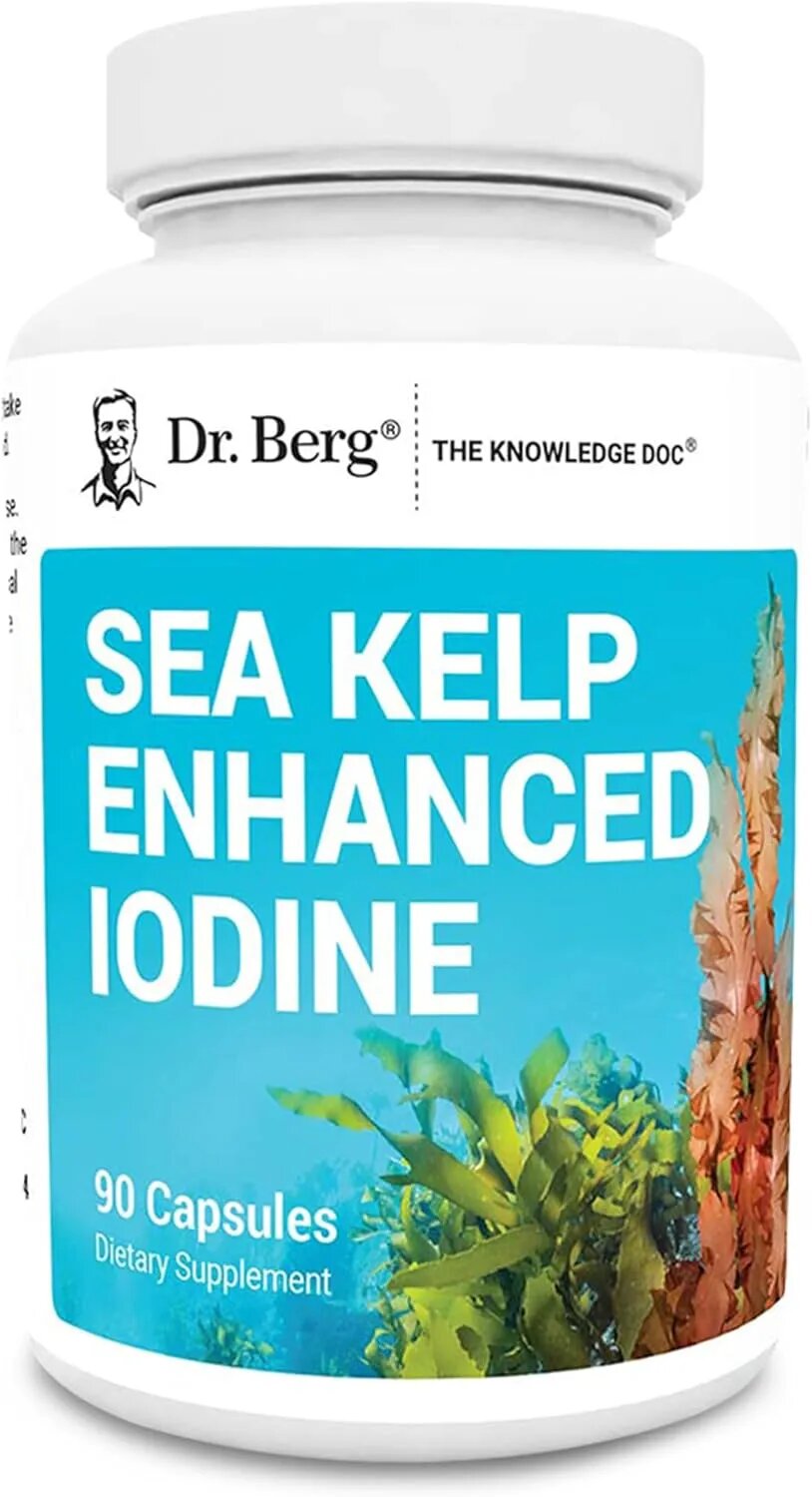 Биологически активная добавка "Dr. Berg Sea Kelp", из США, с йодом