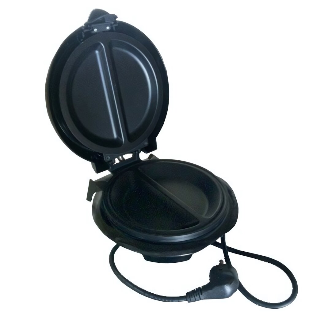 Электроомлетница-бутербродница "диво" 800w, 230v, антипригарное покрытие, черная