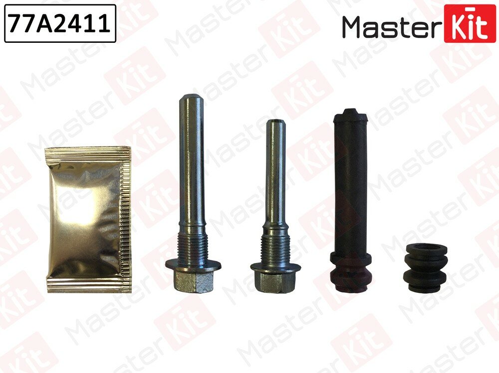 Комплект направляющих суппорта передний MASTER KIT 77A2411 Mazda Cx-7 07-13, Cx-9 07->, E-Serie 80-03, Mpv II 99-06, Mitsubishi Grandis 04-11, Pajero III, Iv 00->
