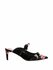 Мюли RED(V) Floral bow mules, размер 37, black/black