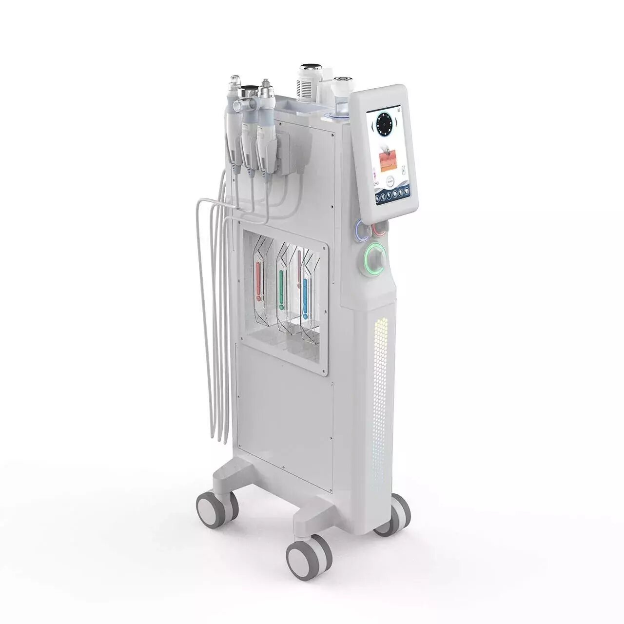 Косметологический комбайн Nova WX600 6 в 1 (микротоки, фонофорез, гидропилинг, кислородный спрей, ультразвуковой скраббер, криомолоток)
