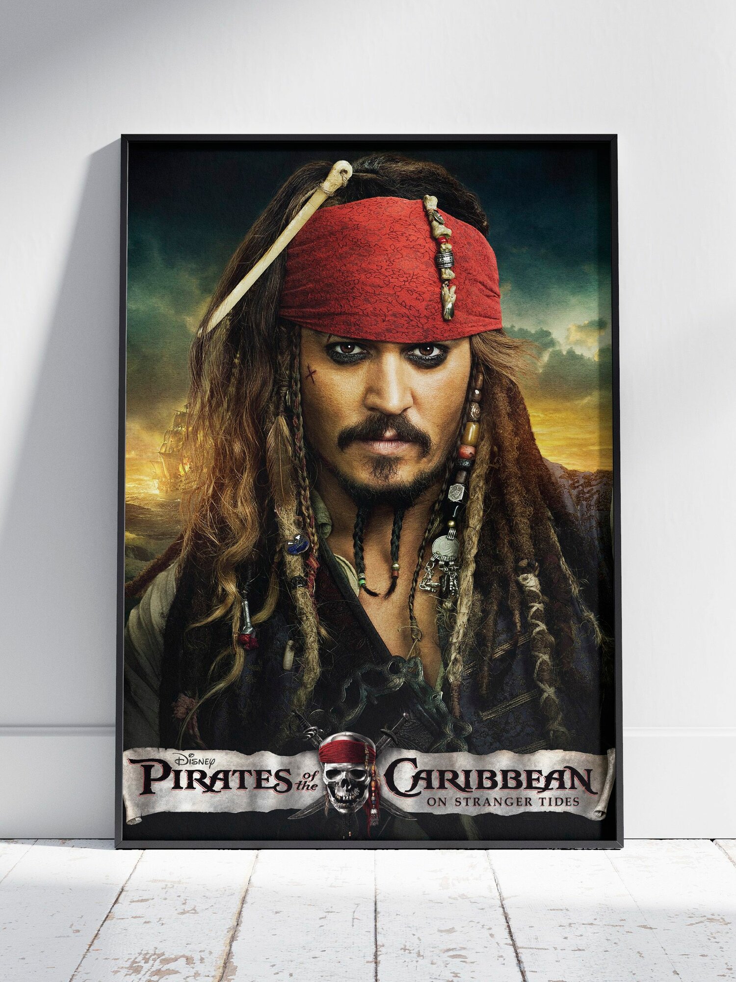 Плакат на стену для интерьера Джонни Депп (Johnny Depp 39) - Постер по актеру фильма, кино, сериала формата A4 (21x30 см)