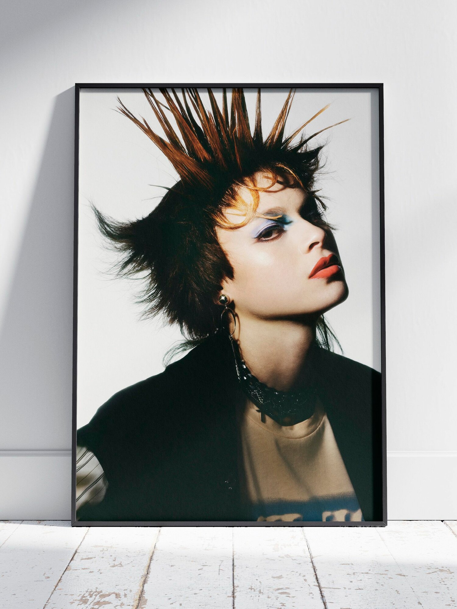 Плакат на стену для интерьера Стиль Панк (Punk Style 4) - Постер по моде и эстетике формата A4 (21x30 см)