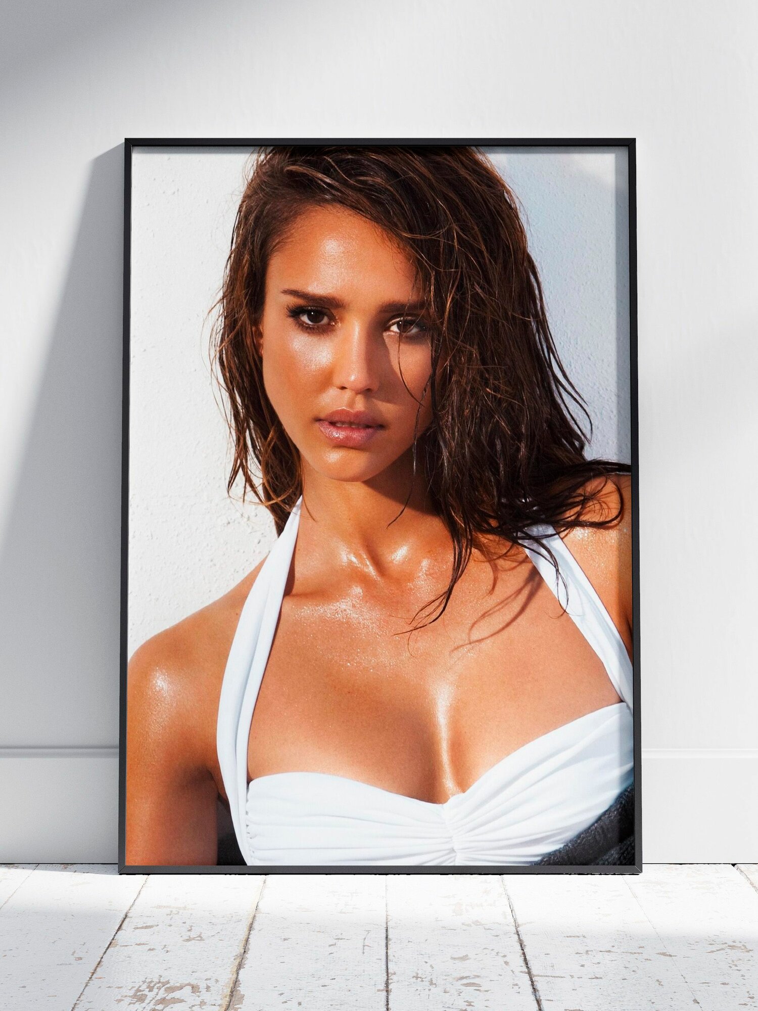 Плакат на стену для интерьера Джессика Альба (Jessica Alba 3) - Постер по актеру фильма, кино, сериала формата A4 (21x30 см)