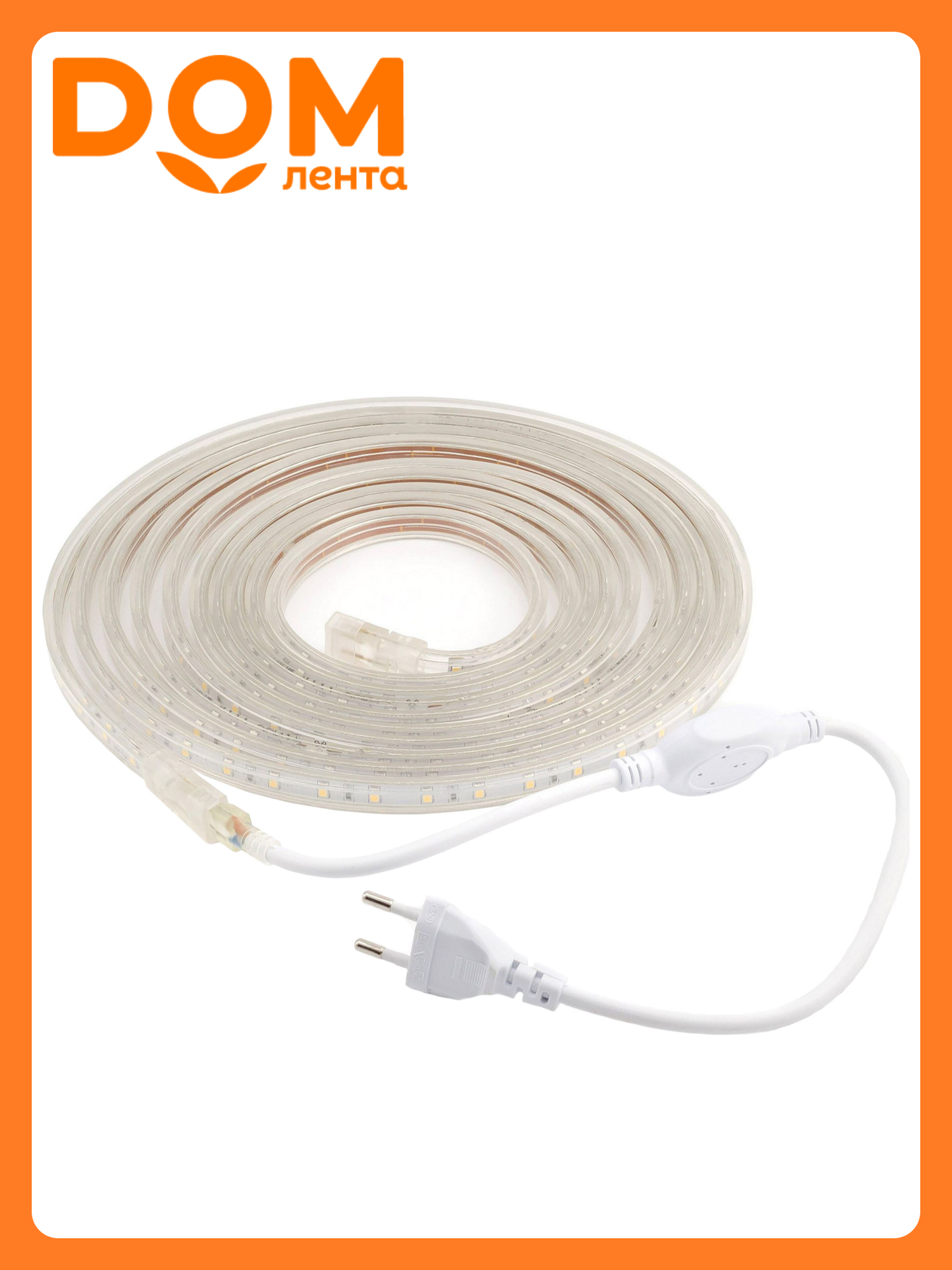 Светодиодная лента Apeyron Electrics SMD 3528 60LED IP44 220В 4,8Вт 5 м