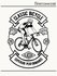 Термонаклейка для одежды и аксессуаров DTF-печать Classic Bicycle
