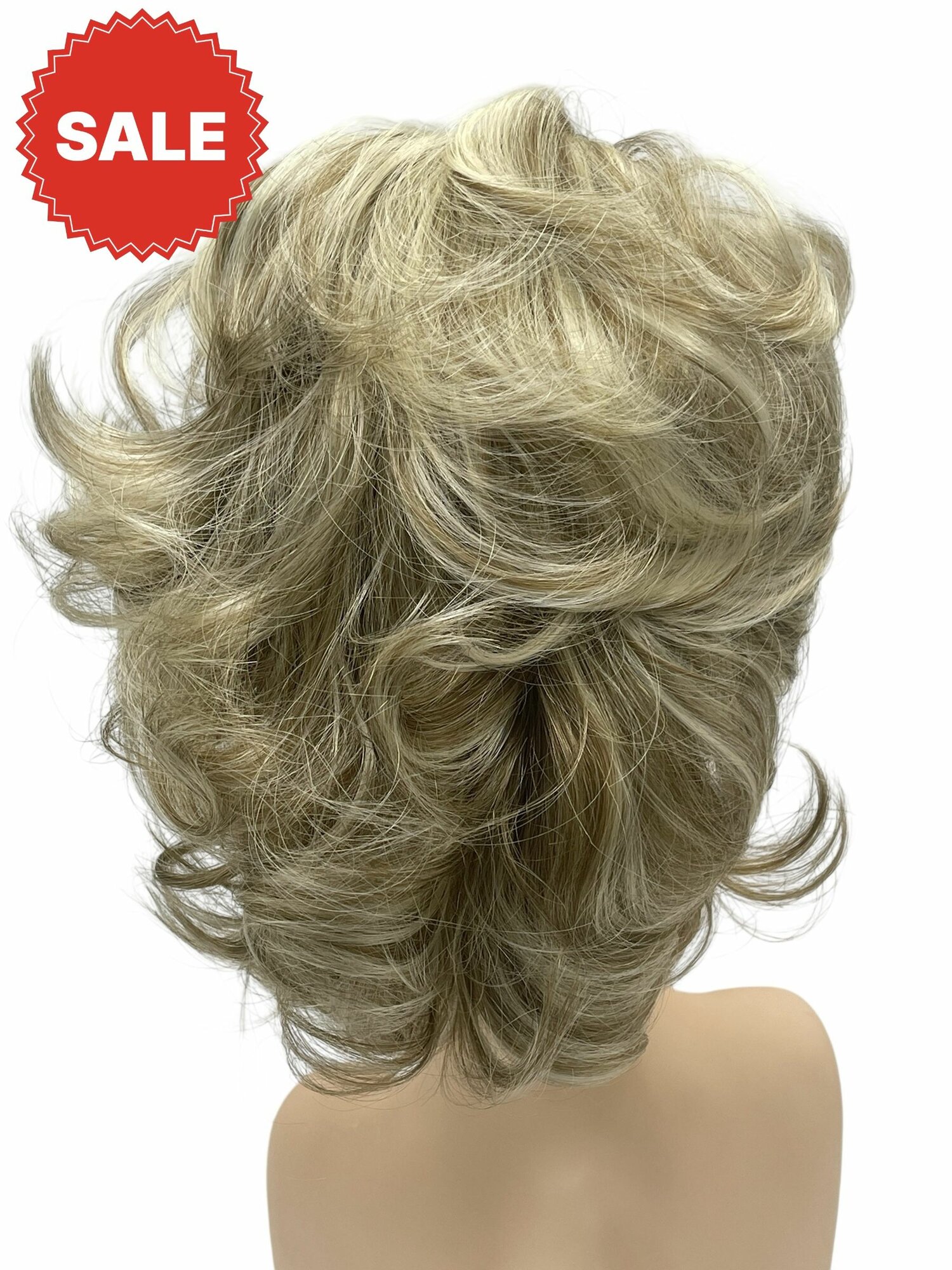 Шиньон Best Wigs N259, волнистый, на крабе, пепельно-русый, искусственные волосы