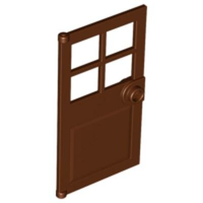 Деталь Lego 60623 Door 1 x 4 x 6 with 4 Panes and Stud Handle