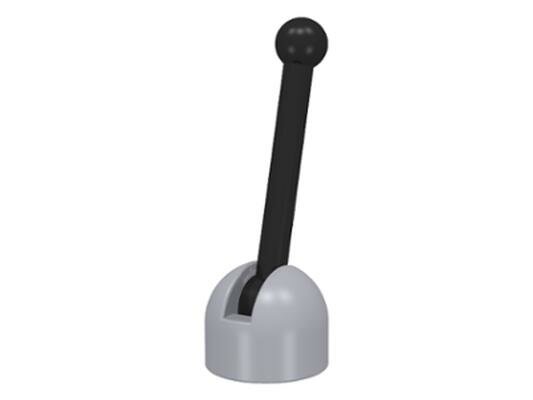 Деталь Lego 4592c02 Antenna Small Base with Black Lever (4592 / 4593)