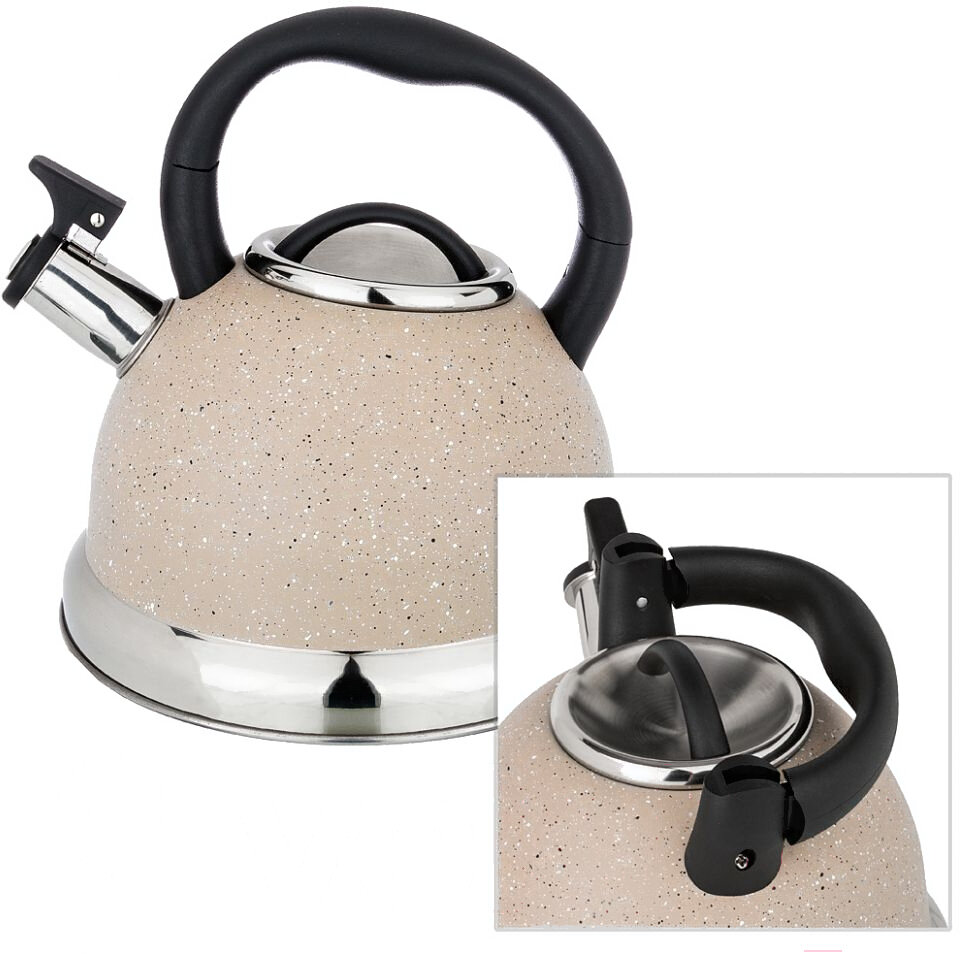 Чайник для плиты 937-028 нерж. 3л.