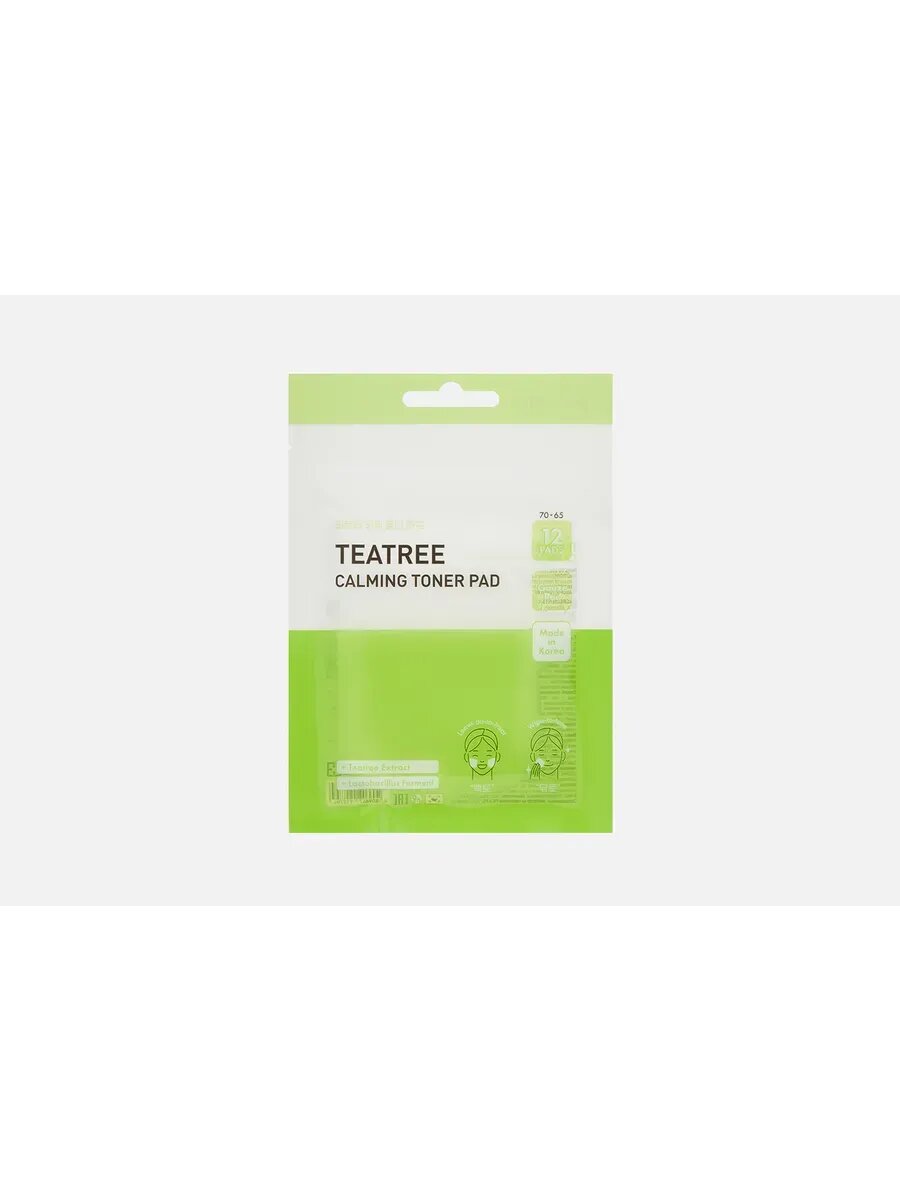 Набор тонизирующих пэдов для лица DERMAL Tea Tree