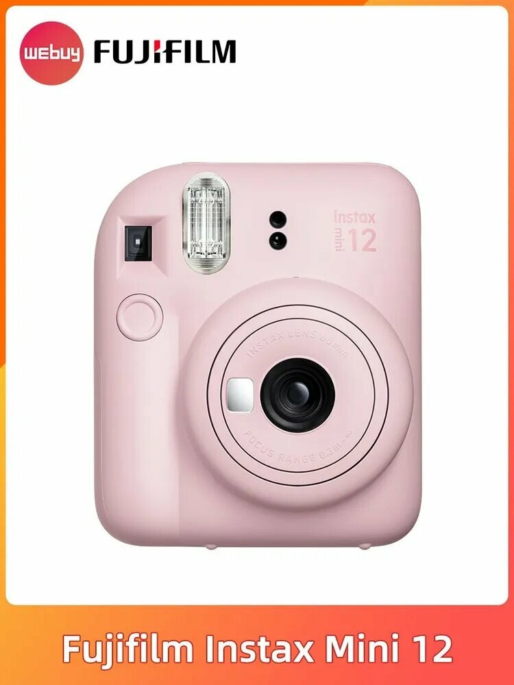 Мини-принтер Fujifilm Instax Mini, монохромный, цветной, объектив 2 компонента