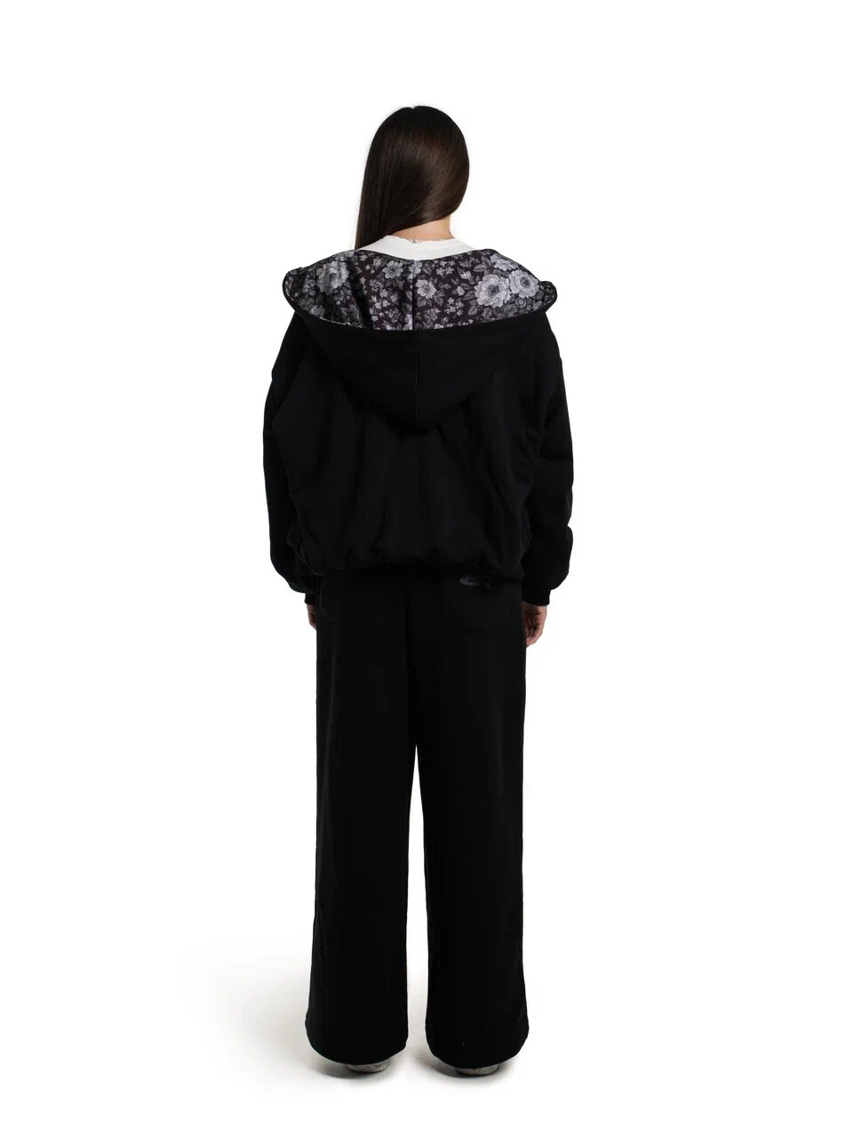 Брюки спортивные Ravir "RVR" Black&White, размер XL, белый, черный — фото 1