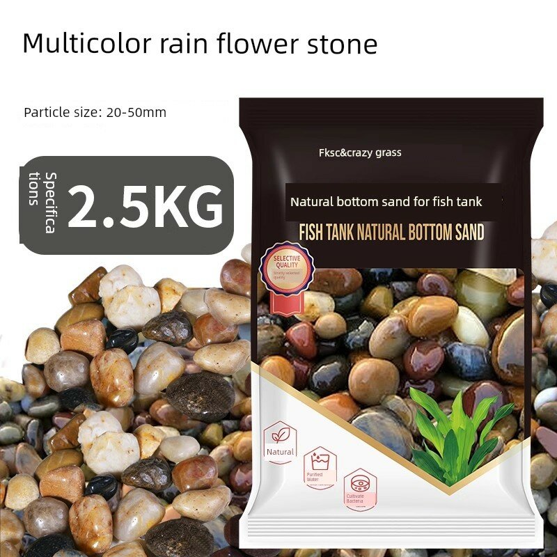Гравий для дна аквариума, натуральный речной гравий, вулканический камень, декор для аквариума с черепахами,