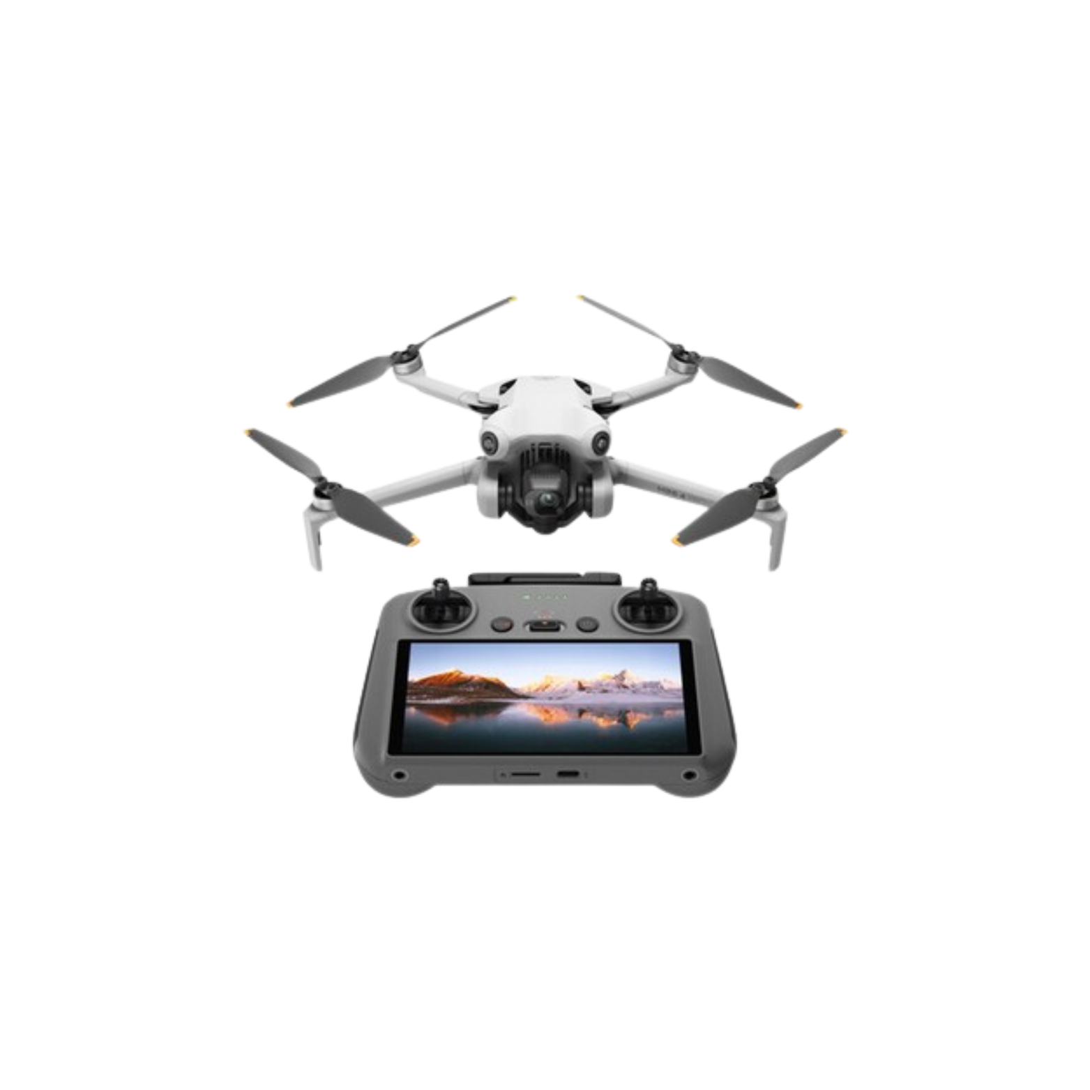 Квадрокоптер DJI Mini 4 Pro RC, вес 249г, время полета до 45 мин.