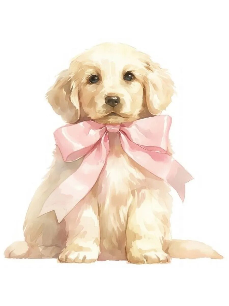 Картина интерьерная на холсте Собачка 40*50 см