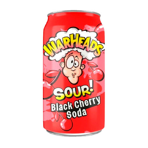 Газированный напиток Warheads Black Cherry Soda 330мл (США)