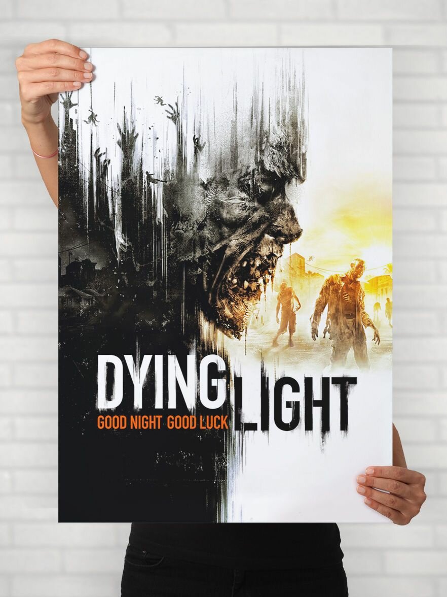 Плакат на стену для интерьера Дайн Лайт (Dying Light 5) - Постер по компьютерной игре формата A1 (61x84 см)