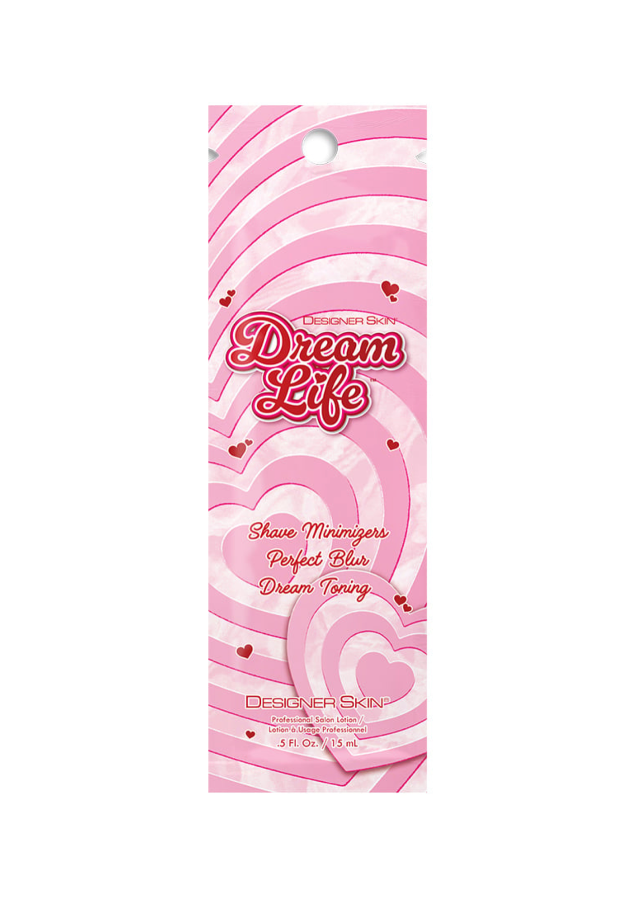 Крем для загара ног в солярии Designer Skin Dream Life, с комплексным бронзированием, 15мл.