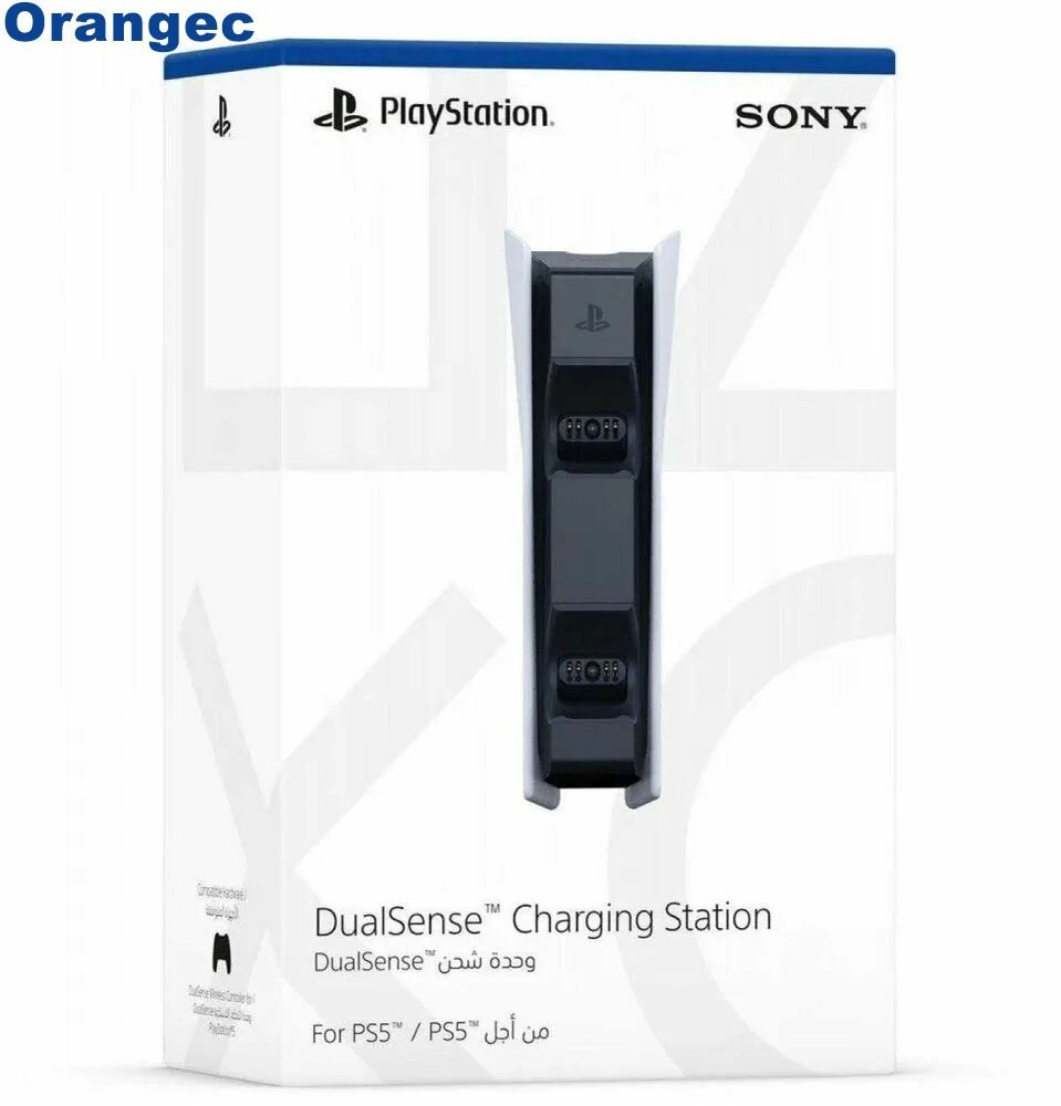 Зарядная станция Sony DualSense CFI-ZDS1 для двух (2) геймпадов с блоком питания ADP-15WH A, С европейской вилкой