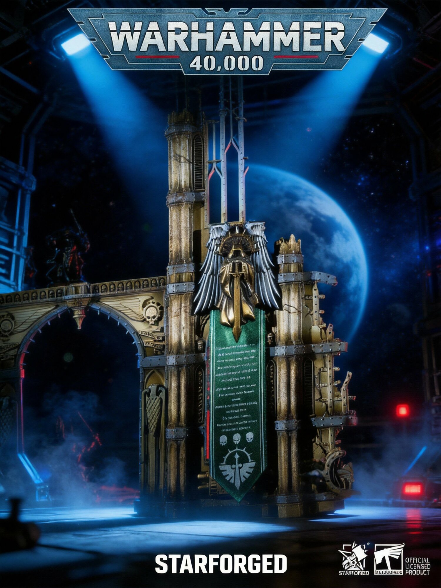 Warhammer 40k ультрамарины, значок печать чистоты в форме сургучной печати и пергамента — брошь нашивка липучка для оружия брони и транспорта