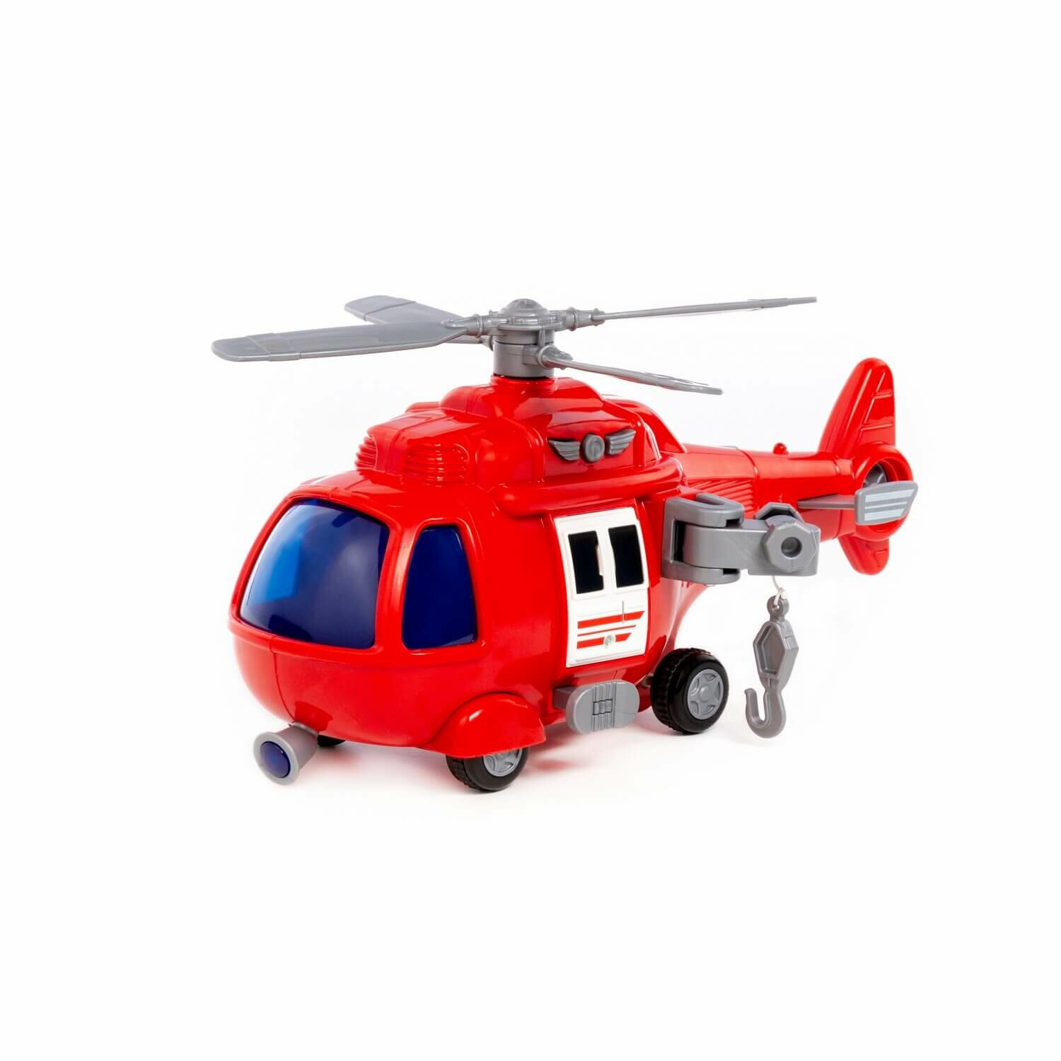 Вертолёт пожарный инерционный со светом и звуком