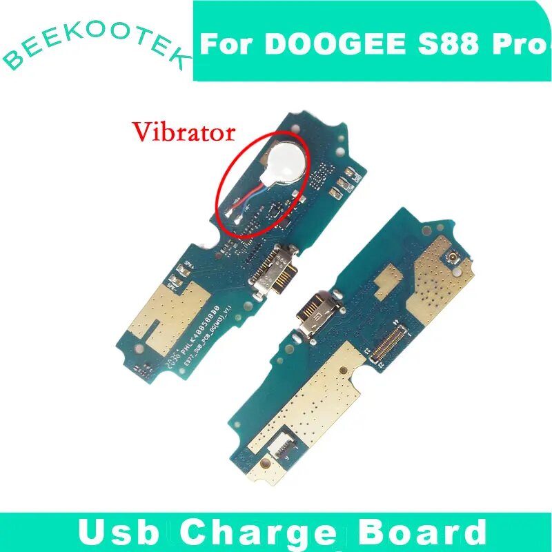 USB-плата DOOGEE S88 Pro, плата зарядного порта с вибратором, аксессуары для смартфона Doogee S88 Pro