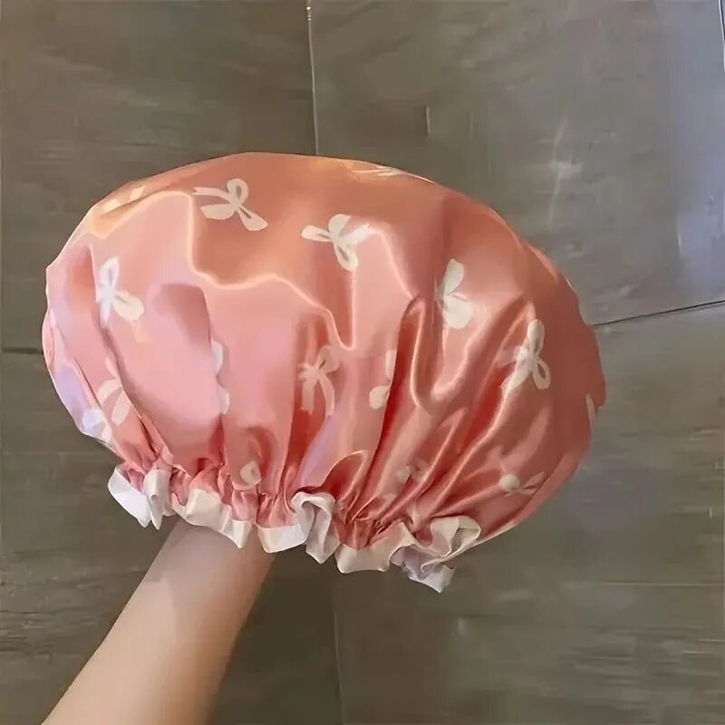 Многослойная Водонепроницаемая Шапочка Для Ванны С Душем