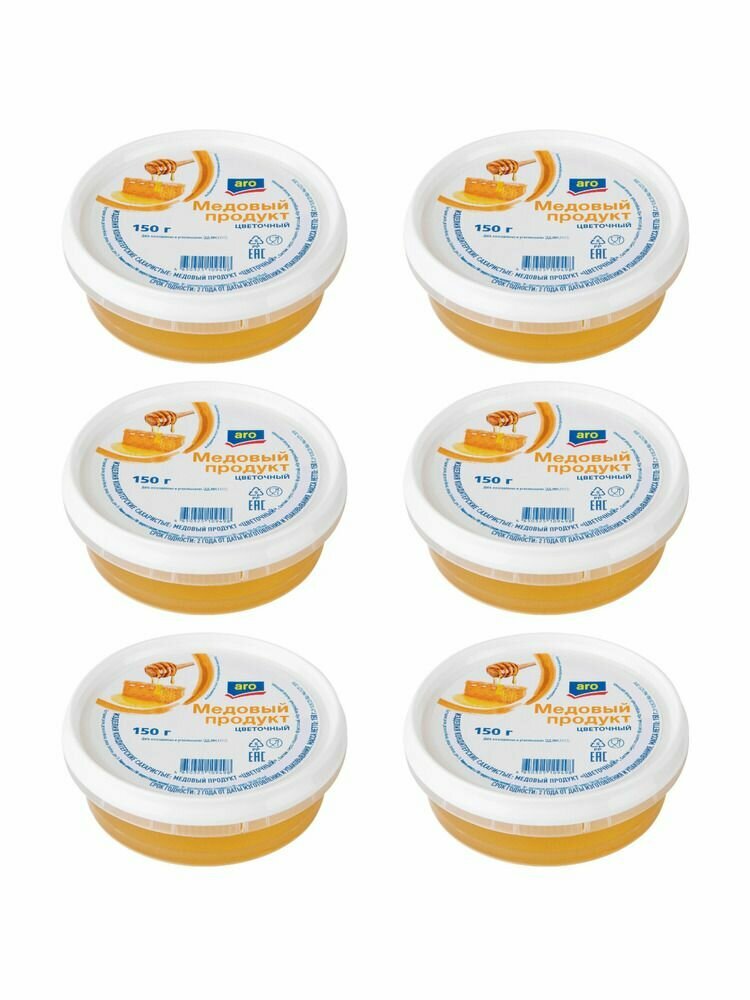 Aro Продукт медовый цветочный, 150 г, 6 шт