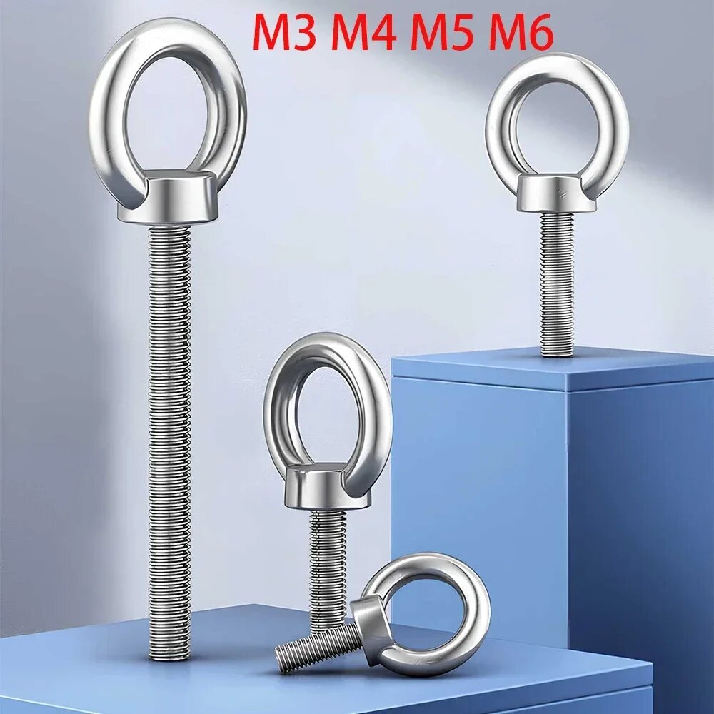 Подъемные винты из нержавеющей стали M3 M4 M5 M6 M3 x 25mm(2pcs)