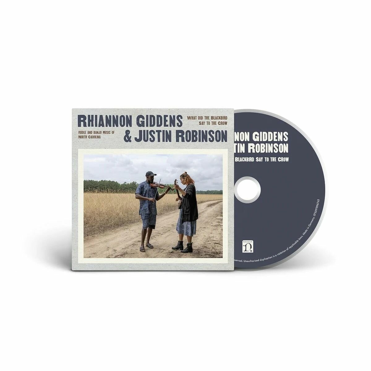 CD диск Rhiannon Giddens, Justin Robinson - What Did The Blackbird Say To The Crow (CD) 2025, Digisleeve