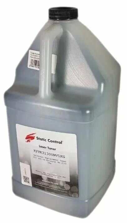 Тонер для принтера STATIC CONTROL черный, флакон 1000 г, для Kyocera FS4100, 4200, 4300DN (KYTK3130UV1KG2)
