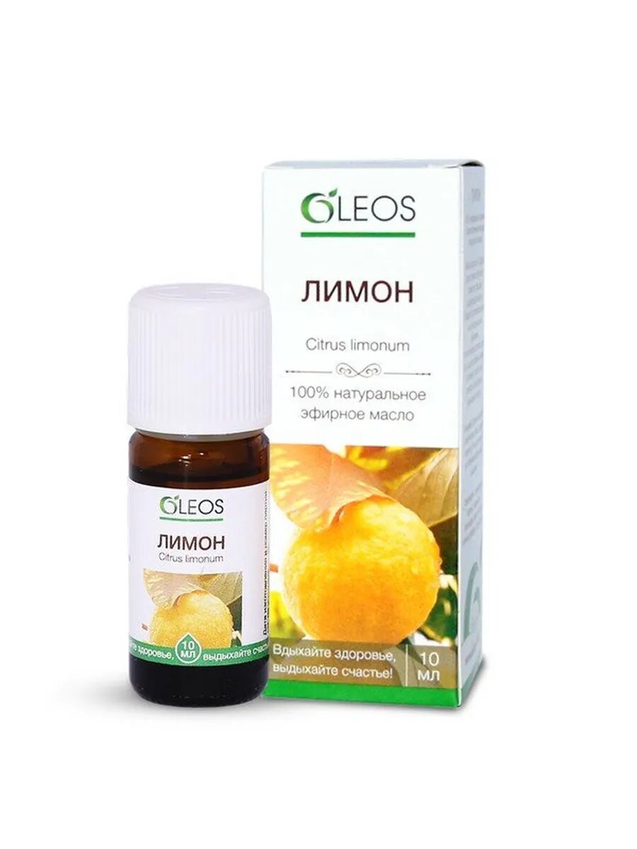 Масло эфирное Олеос (Oleos) Лимон 10 мл 1 шт