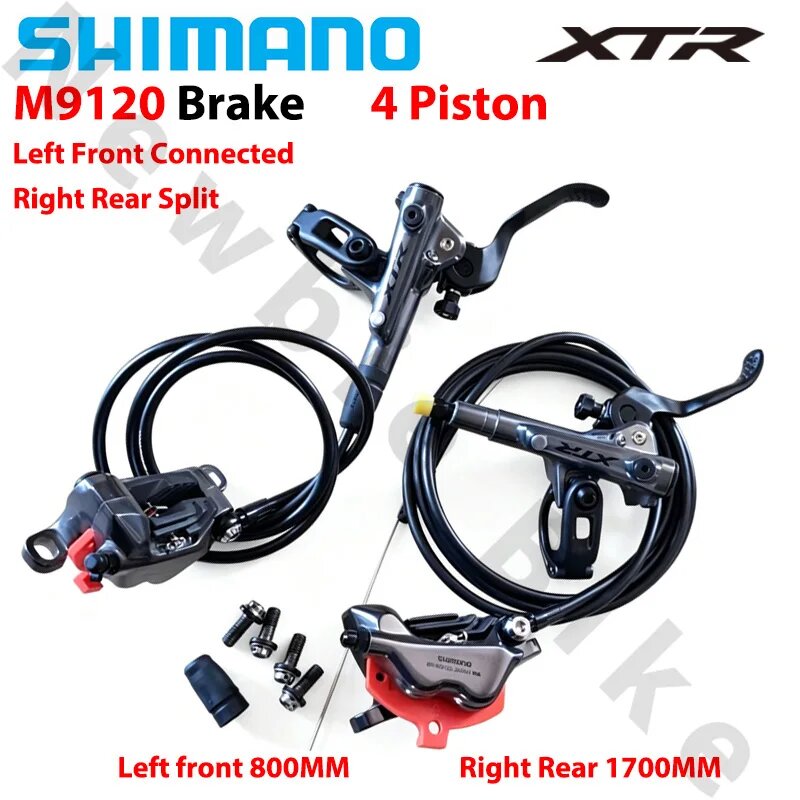 SHIMANO DEORE XTR M9120 Гидравлический Тормоз Левый 800мм LF80 RR170 Split
