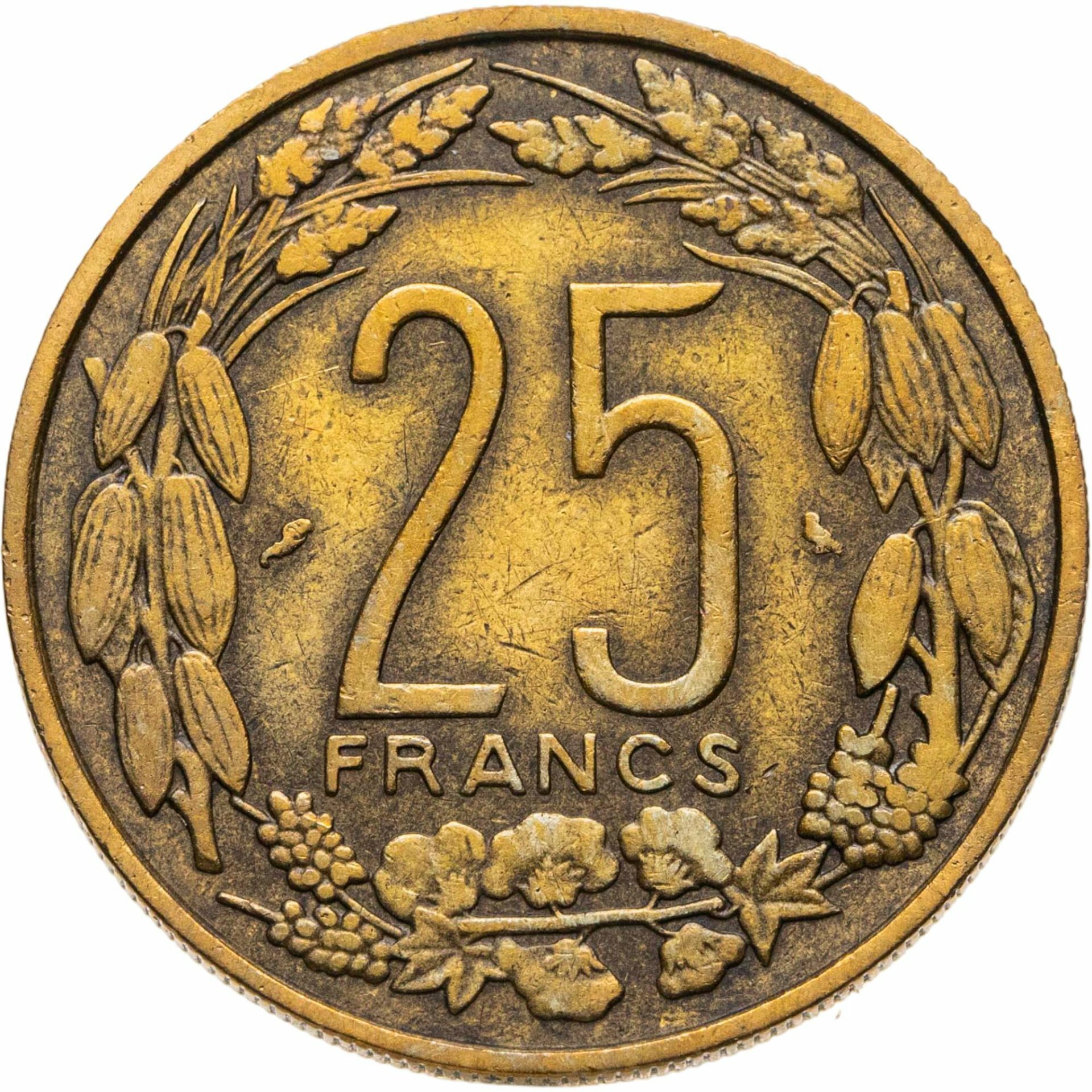 Экваториальная Африка и Камерун 25 франков (francs) 1962