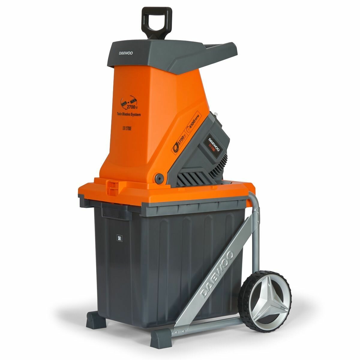 Измельчитель садовый электрический DAEWOO DSR 2700E (2,7 кВт, 40 мм)