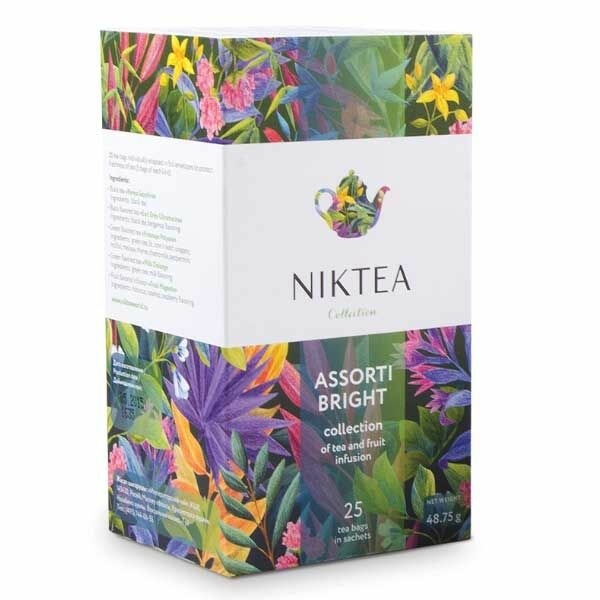 Niktea Чай в пакетиках Брайт, 25 пакетиков
