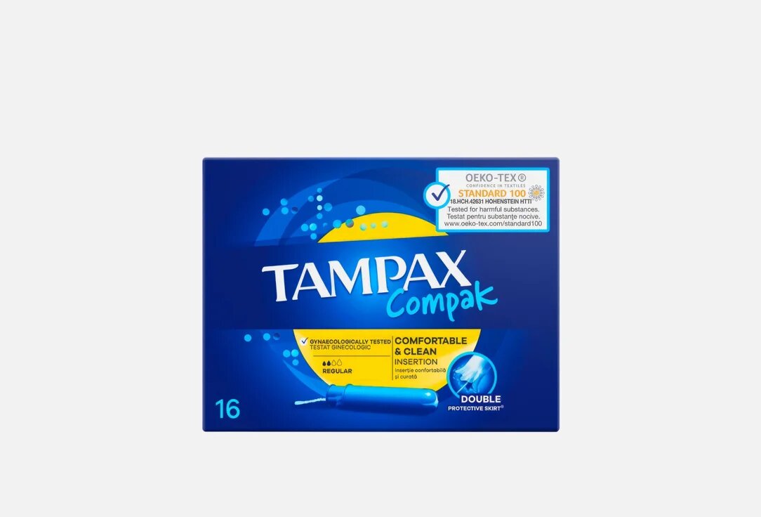 Tampax Compak регуляр Тампоны 16 штук 16шт