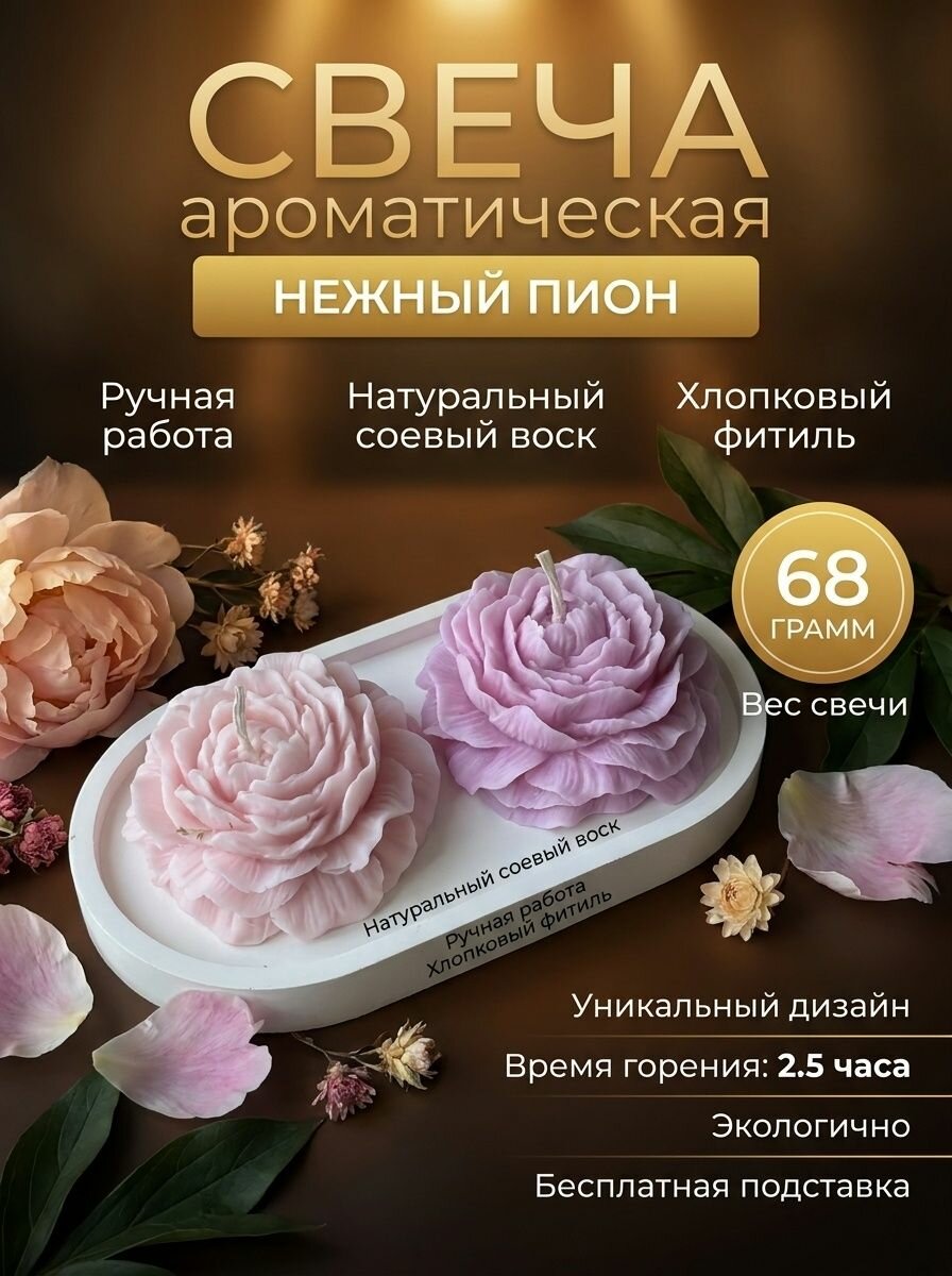 Набор интерьерных ароматических свечей