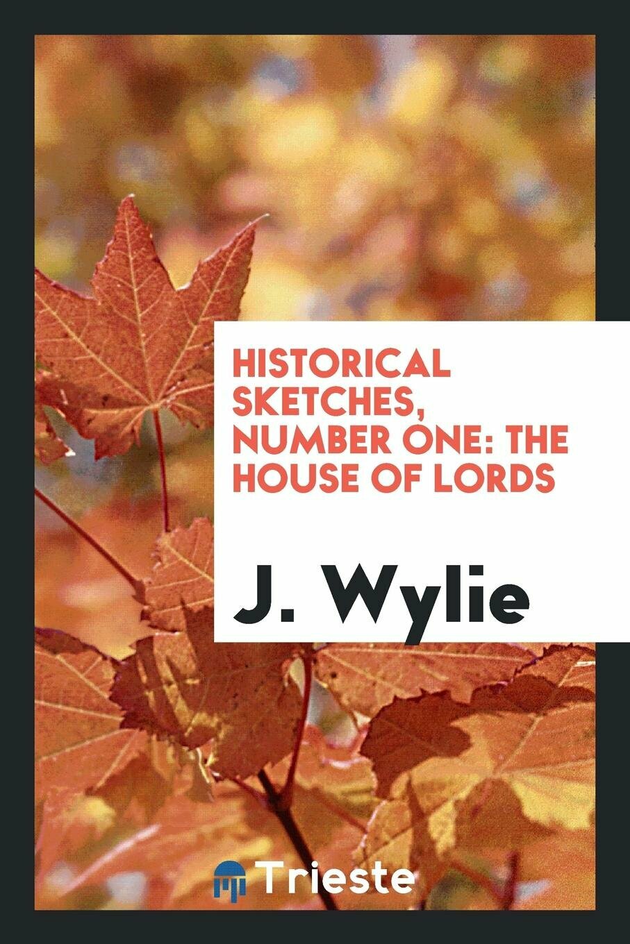 Historical sketches, number one. The House of Lords