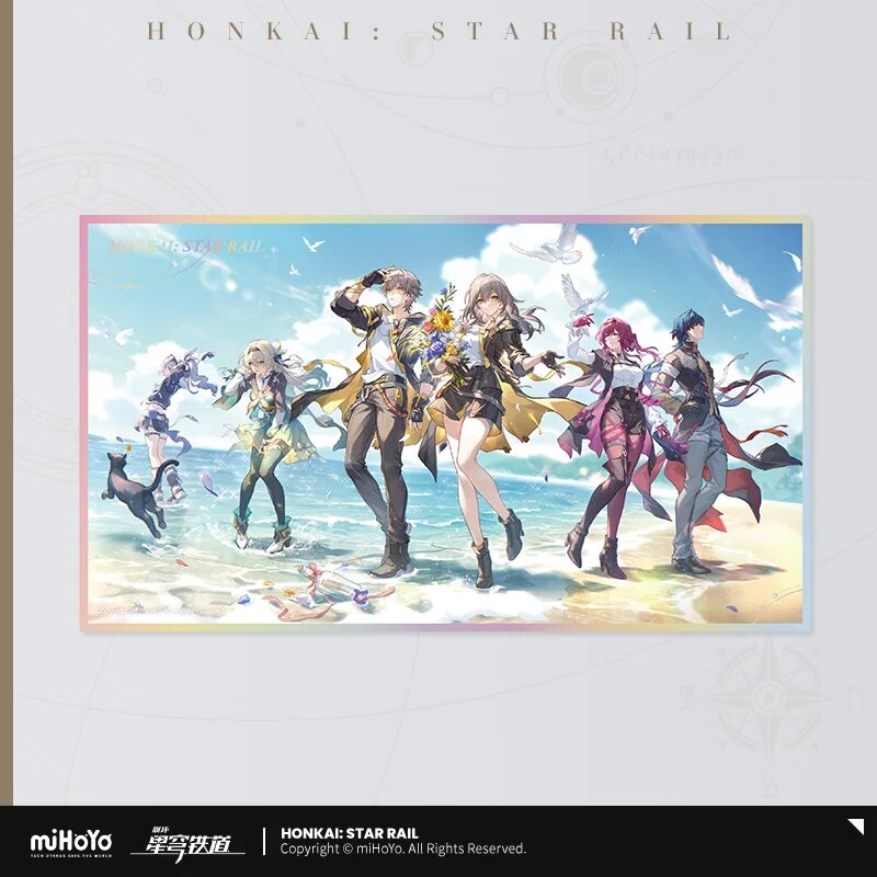Sunsyea Honkai Star Rail карты Firefly Kafka Colored Paper