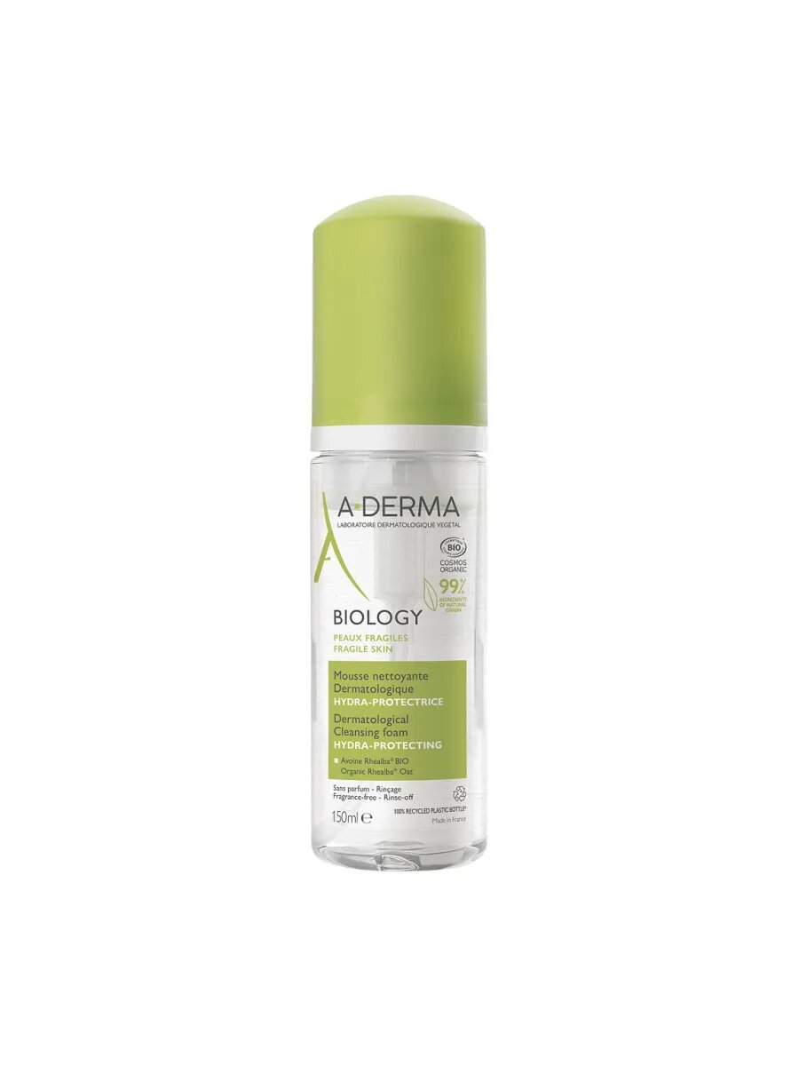 A-Derma Biology Очищающая пенка для хрупкой кожи 150 мл 1 шт