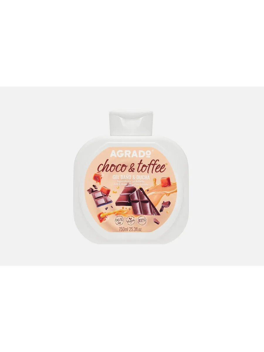 AGRADO CHOCO & TOFFEE Гель для душа 750 мл